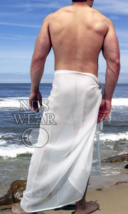 Men's Sheer Full Size Sarong - Super Sexy and Stylish | ABC Underwear