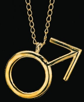 Hippie Male Symbol Necklace - ABC Underwear