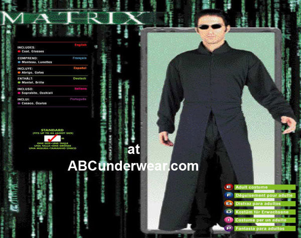 Matrix Neo Costume - Closeout - ABC Underwear