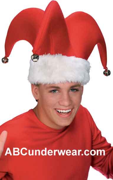 Santa Jester Hat with Bells - ABC Underwear
