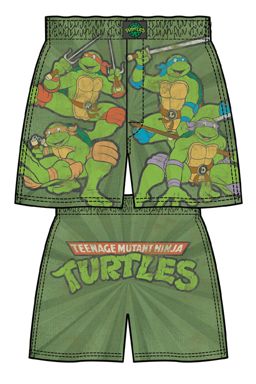 TMNT Logo Action Mens Boxer - ABC Underwear